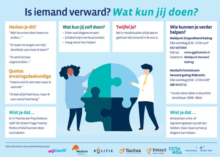 Samenwerken om beter om te gaan met verward gedrag • Humanitas Onder Dak